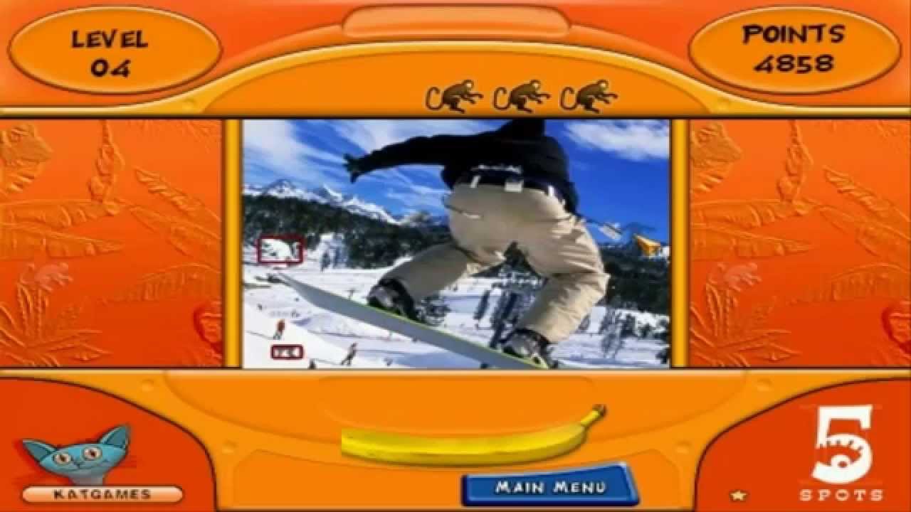 5 Spots II เกมส์จับผิดภาพ - หาลิงกัน - YouTube