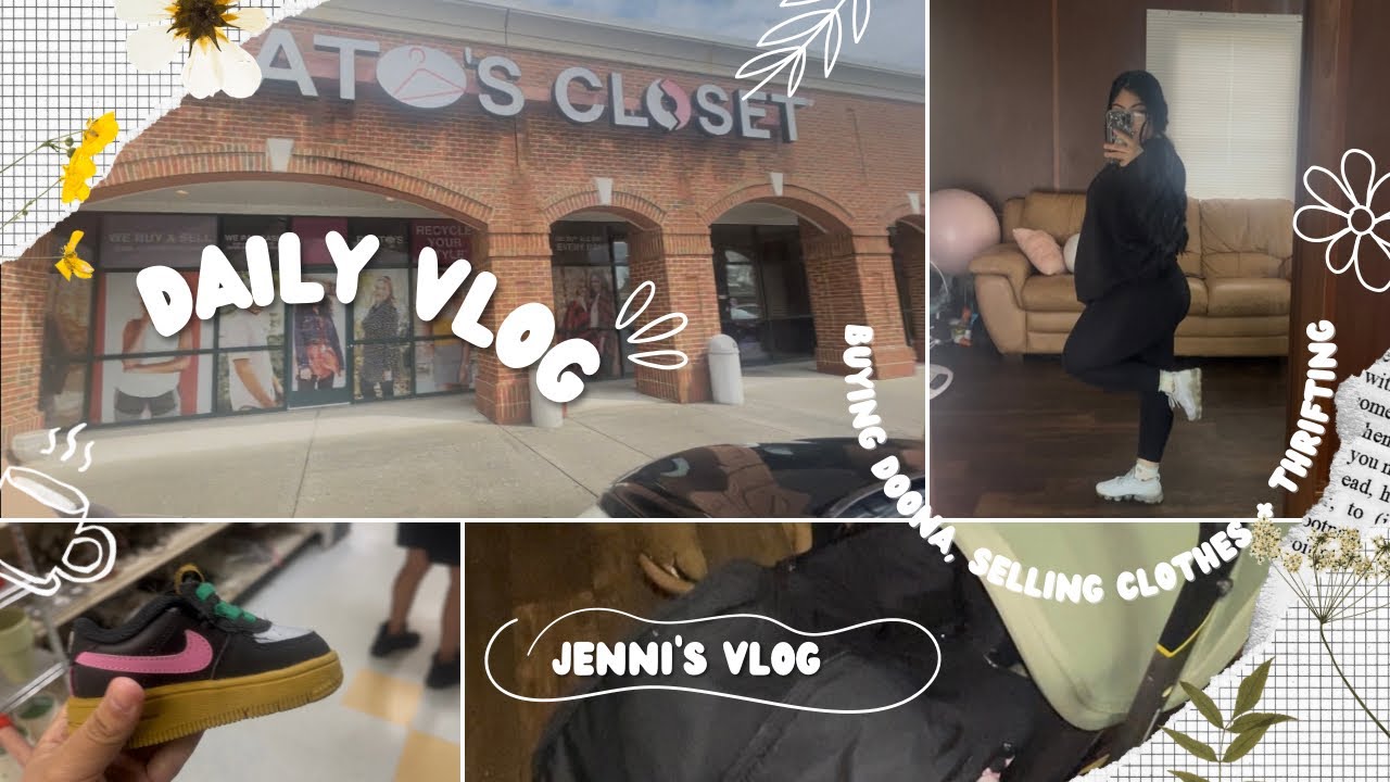 VLOG: BUYING SECOND HAND DOONA, SELLING CLOTHES & THRIFTING ☺️ - YouTube