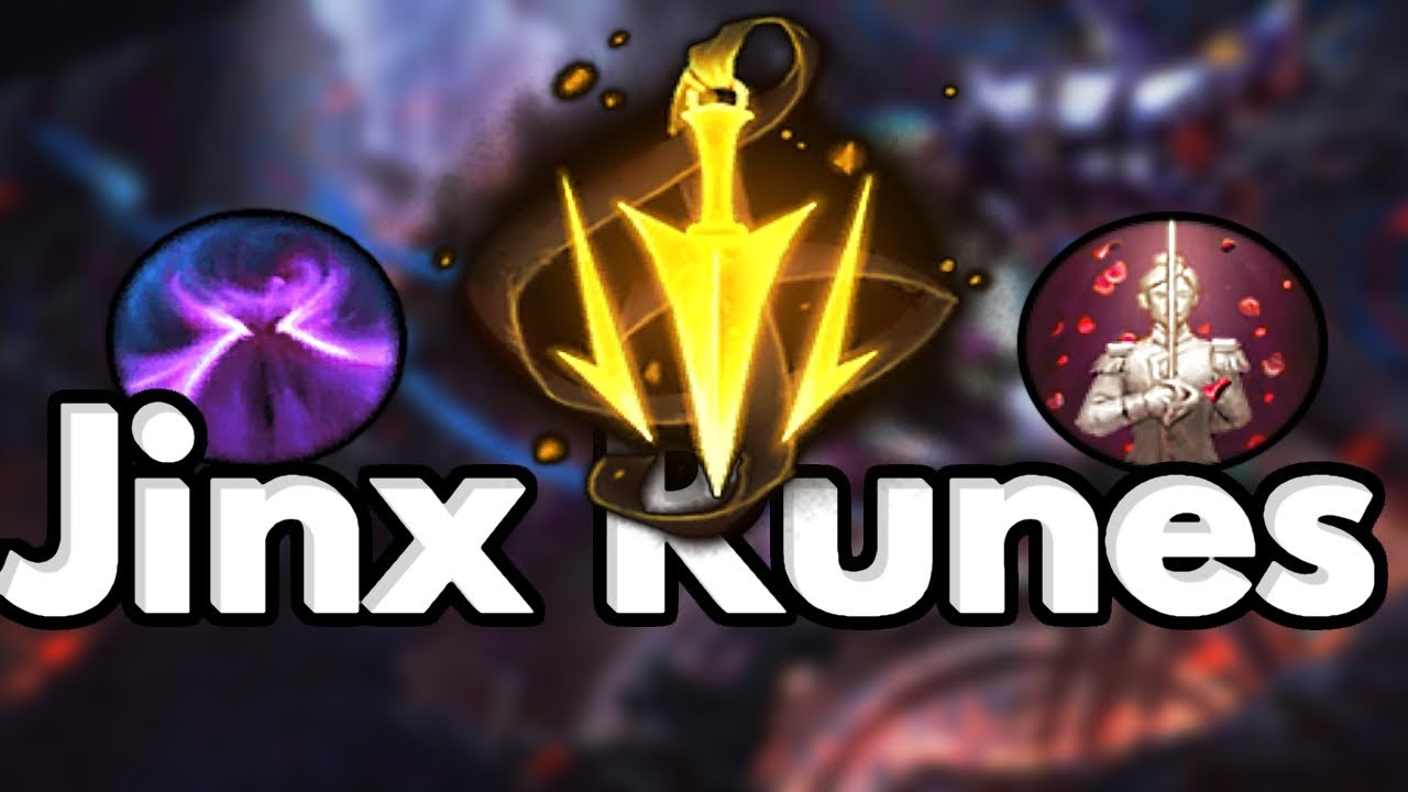 Jinx Runes Season 10 - YouTube