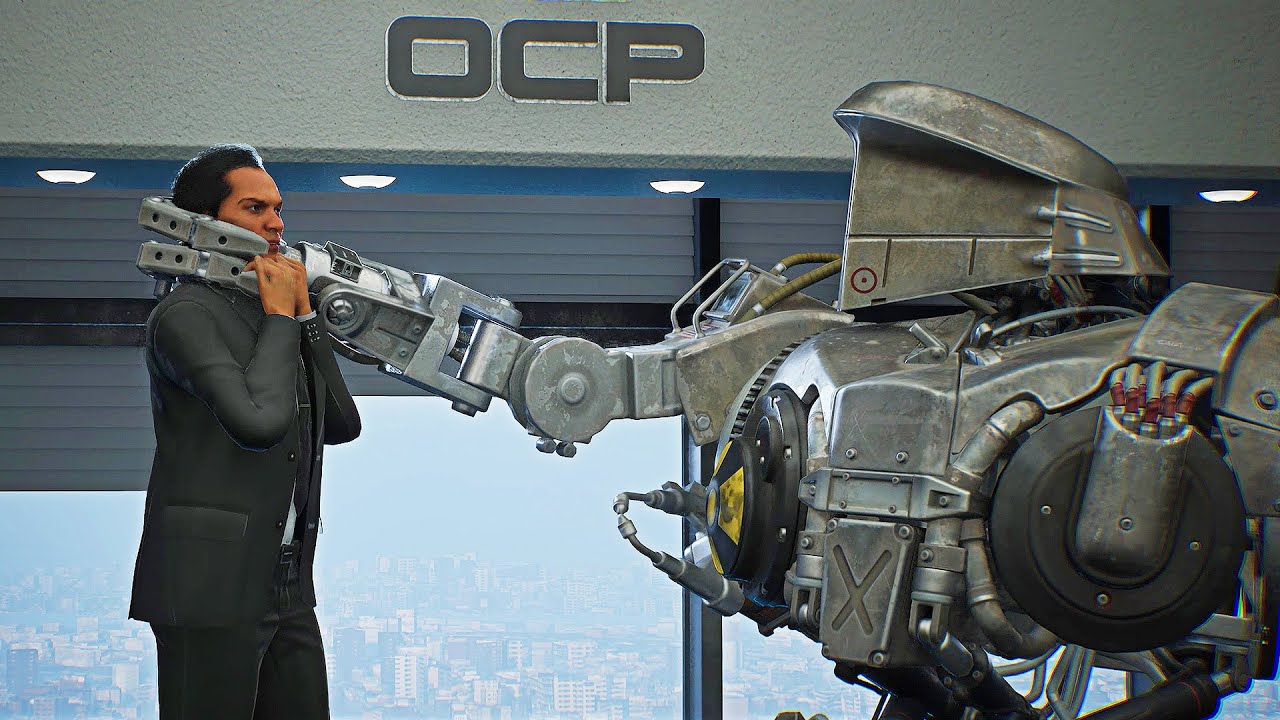 The Old Man kills Max Becker (Death Scene) - RoboCop: Rogue City - YouTube