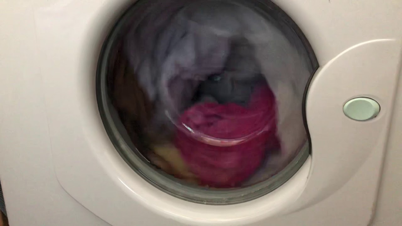 Casatta by Hotpoint WM63 Aquarius 1100 first intermediate spin - YouTube