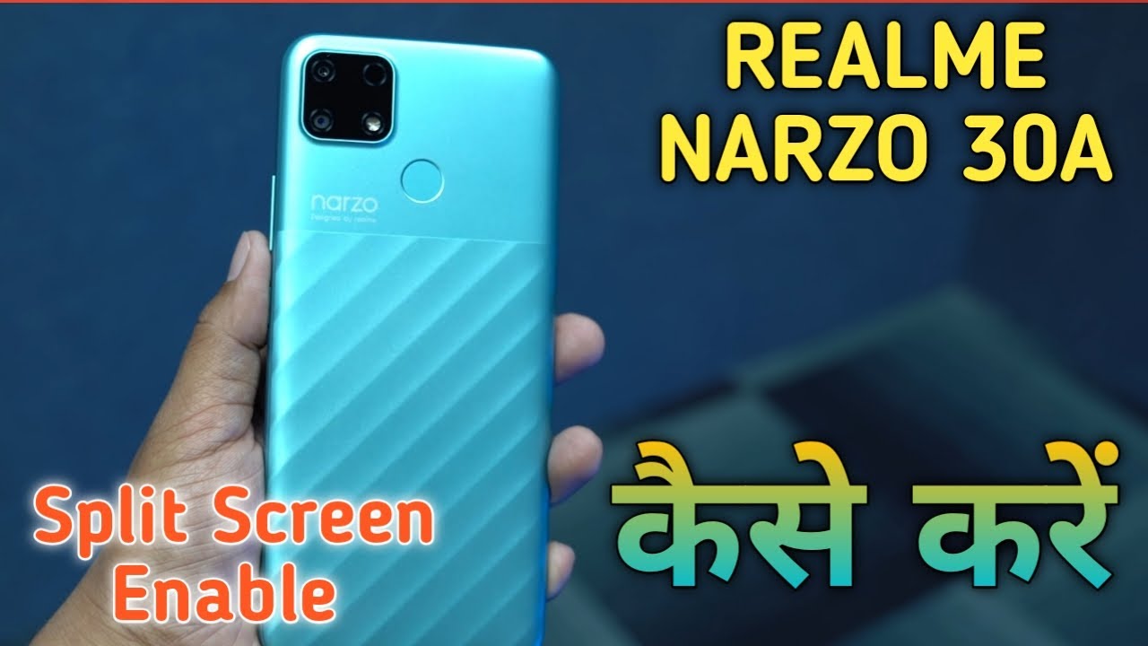 How To Enable Split Screen in Realme Narzo30A,How To Use Dual Screen in ...
