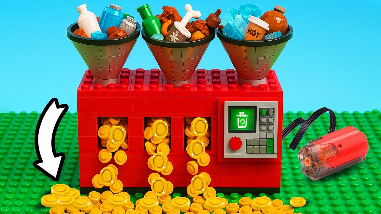 LEGO Trash Sorter That Turns Garbage Into Gold! Incredible Recycling ...