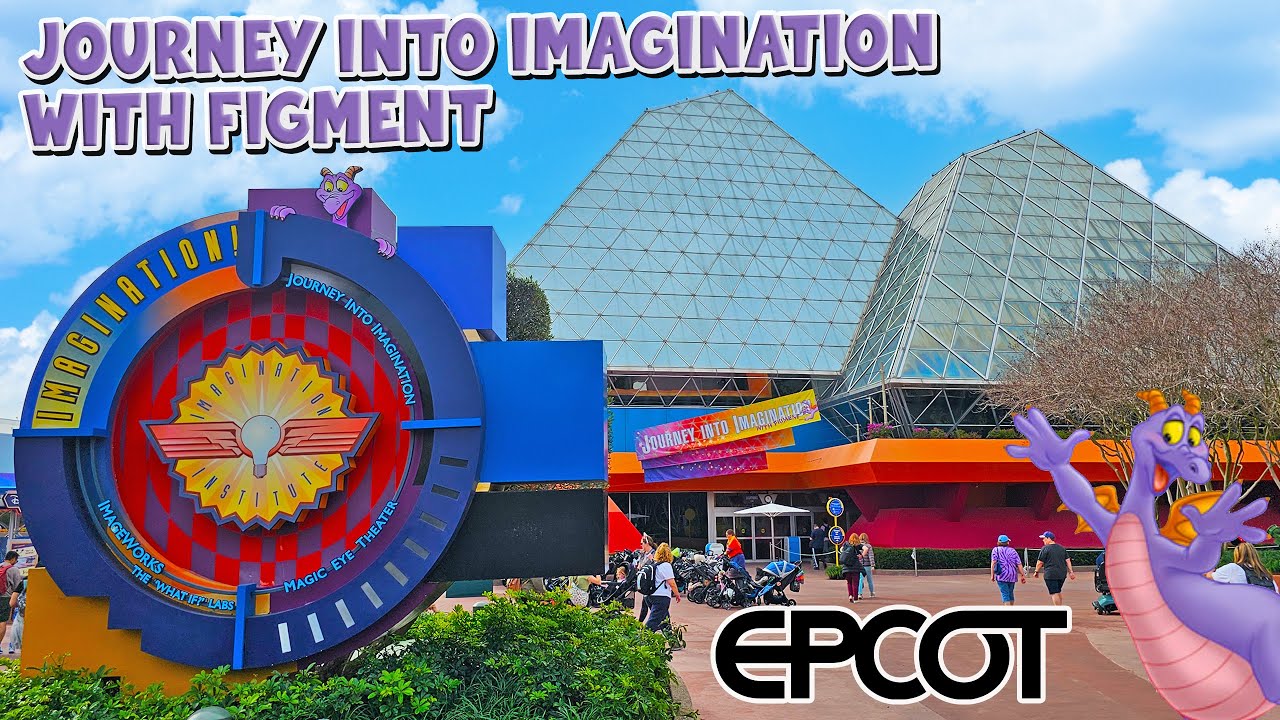 Journey into Imagination with Figment Dark Ride at EPCOT Walt Disney ...