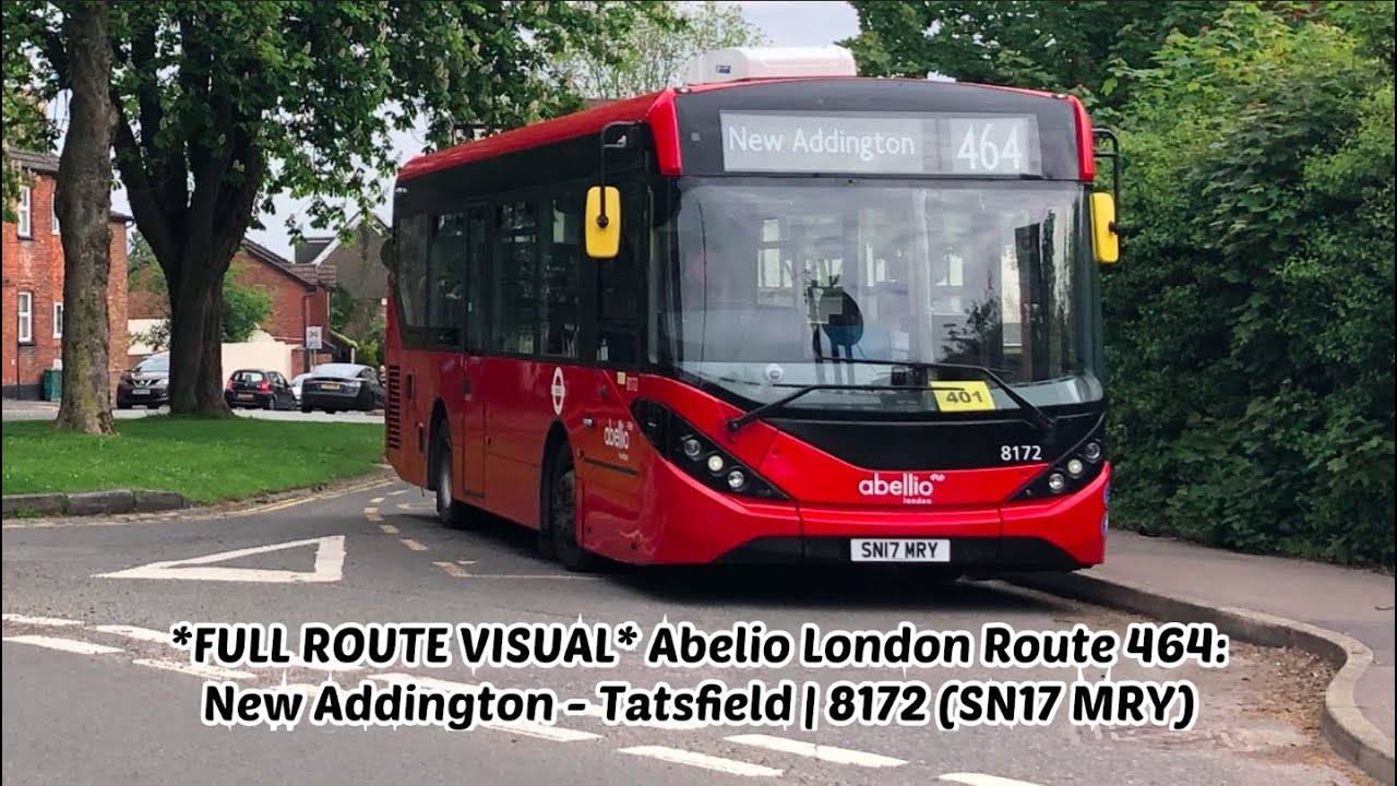 Full Route Visual | Abelio London Route 464: New Addington - Tatsfield ...