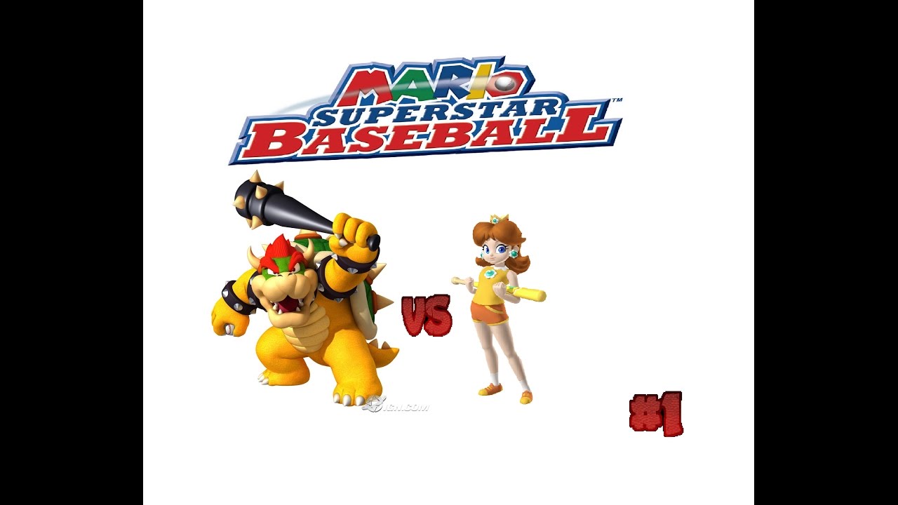 Mario Superstar Baseball: Bowser Flames vs Daisy Lillies part 1 - YouTube