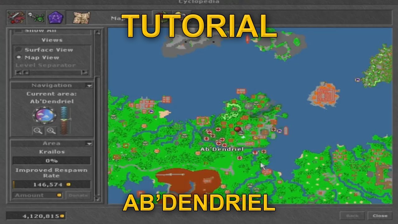 TIBIA - NPCs MÁS IMPORTANTES #4 *AB'DENDRIEL* - YouTube