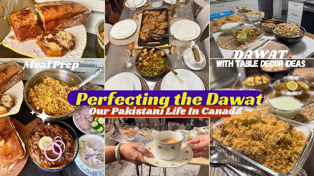A Gorgeous Dawat You’ll Love| Pakistani Meal Prep| Tablesetting Ideas ...