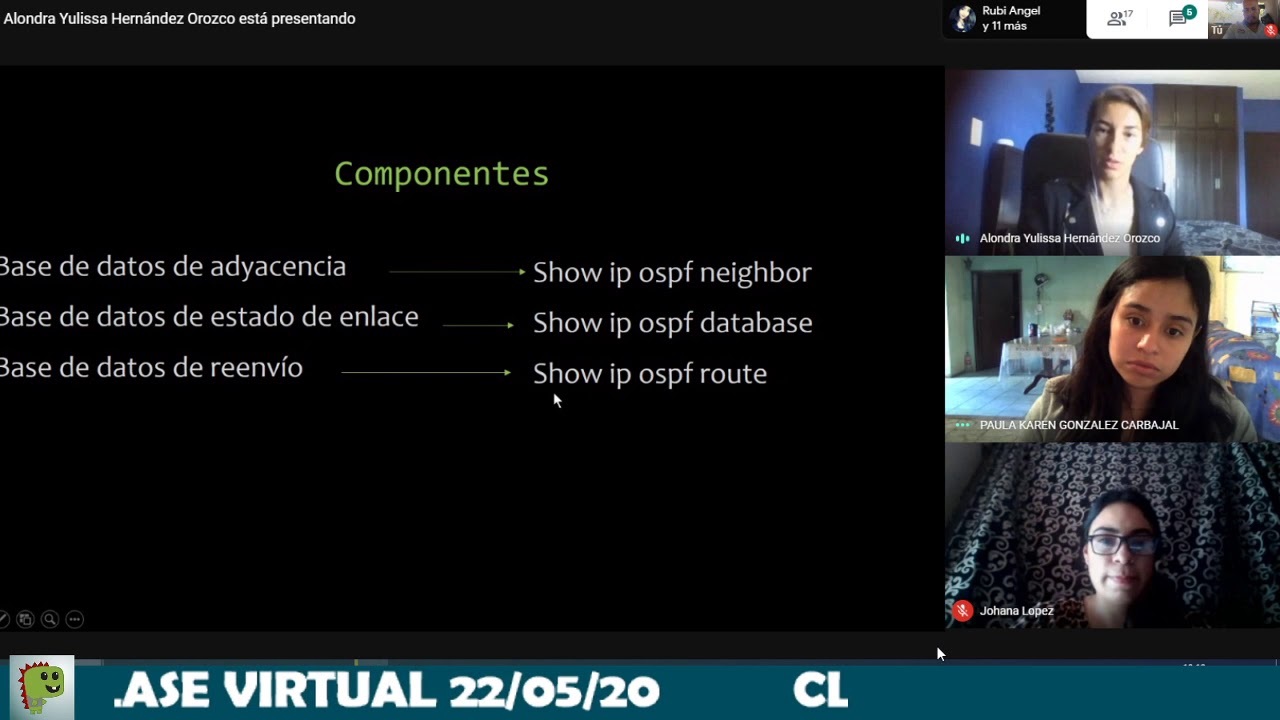 clase virtual protocolo ospf (conceptos basicos) - YouTube
