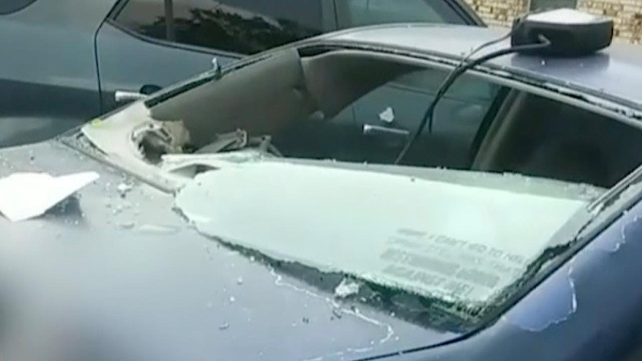 Man Captures Aftermath Of Can Explosion In Car - YouTube