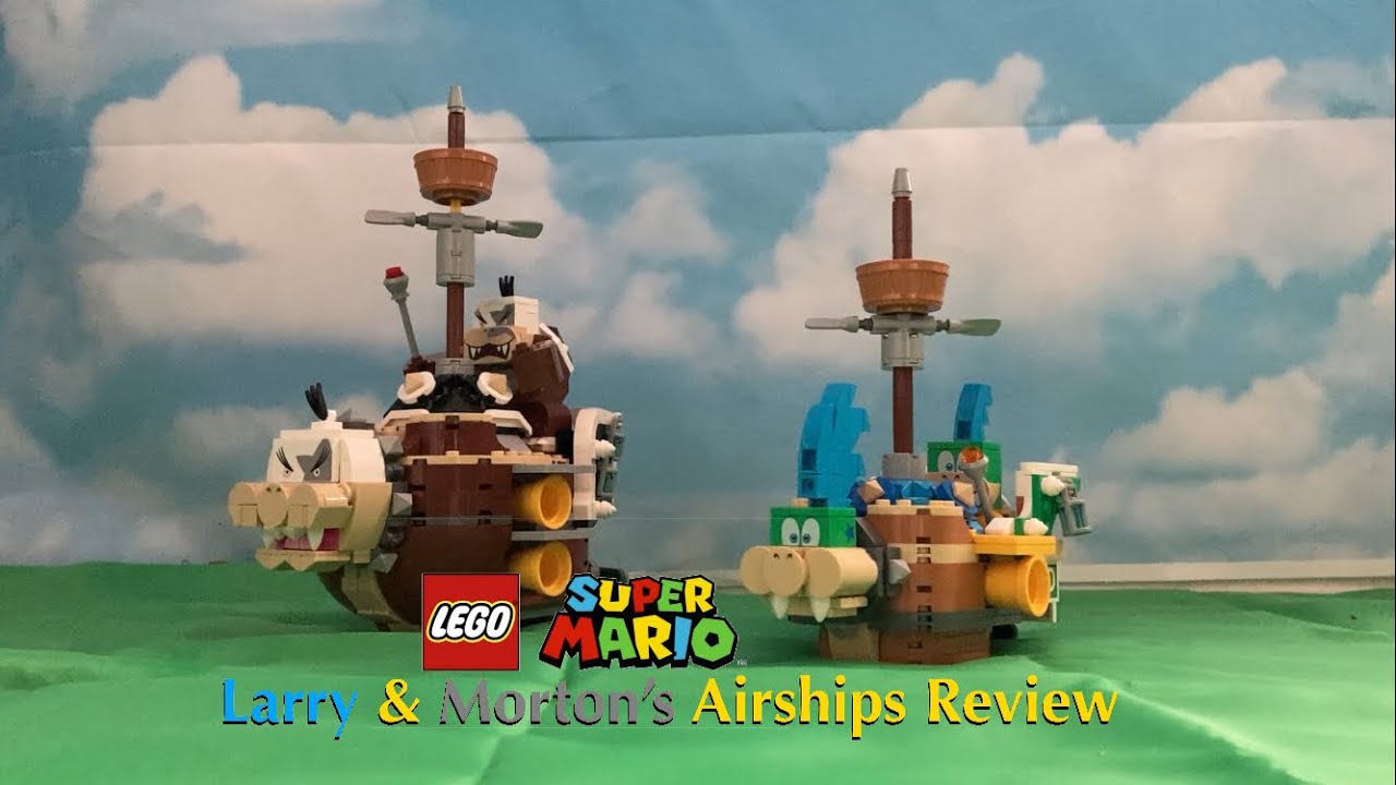 LEGO Super Mario Larry's & Morton's Airships Review - YouTube
