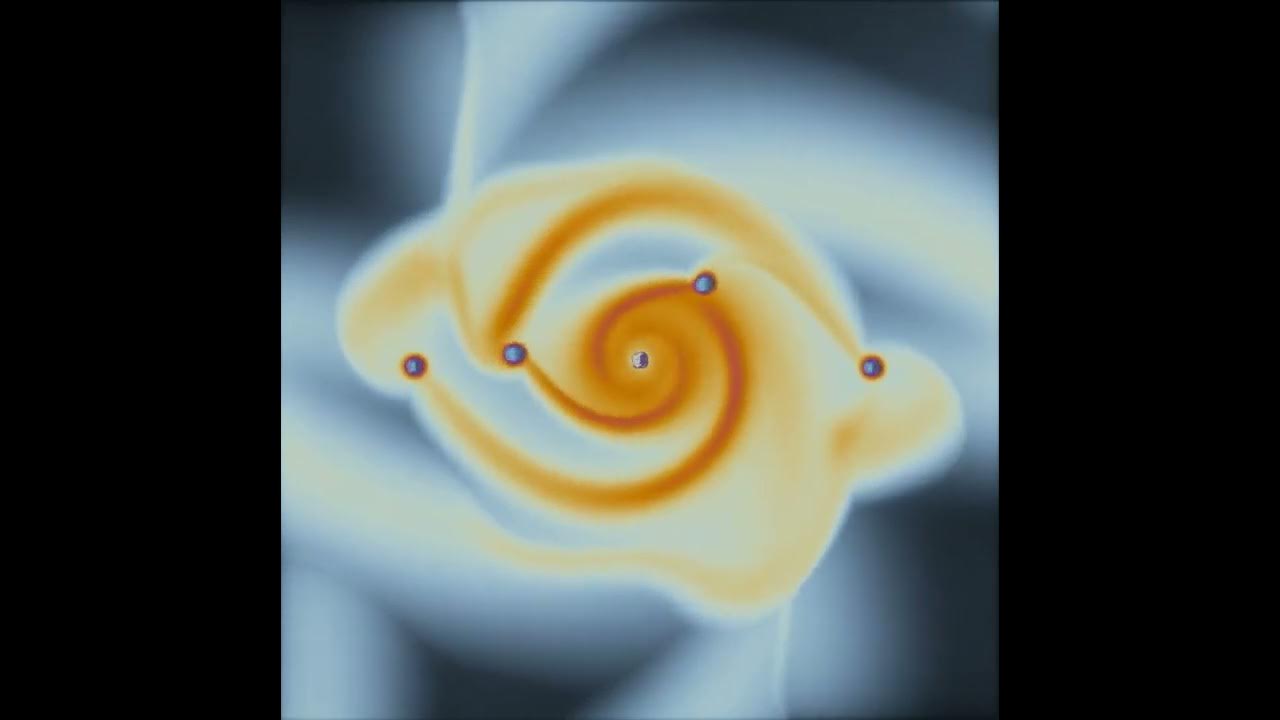 Gravitation Simulation - YouTube