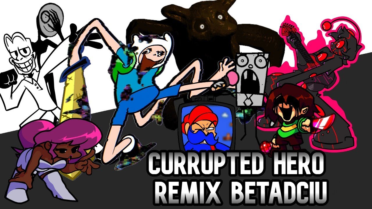 Corrupted Hero REMIX BETADCIU (FNF Pibby Corrupted) - YouTube