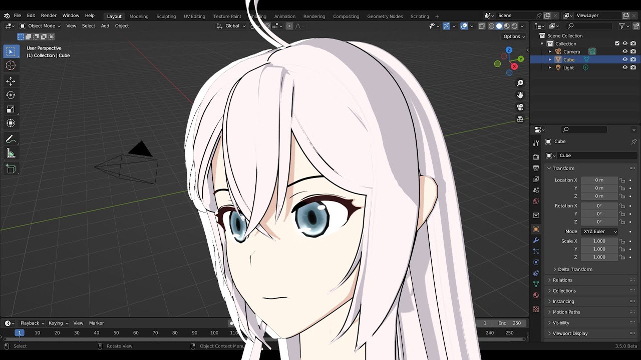 Making Alya in 3D (The Head) - Part 1 - YouTube