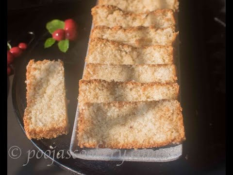 Goan Eggless Baath Cake | Sooji Coconut Cake - YouTube