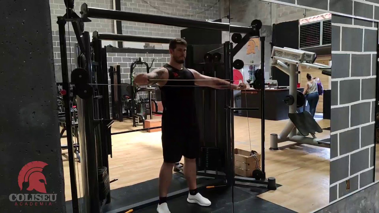 Crucifixo Invertido Polia Média - YouTube