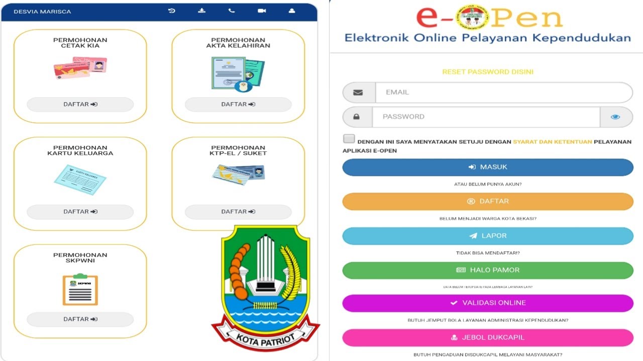 CARA VALIDASI NIK KTP ONLINE, KARTU KELUARGA, AKTE KELAHIRAN, DLL ...