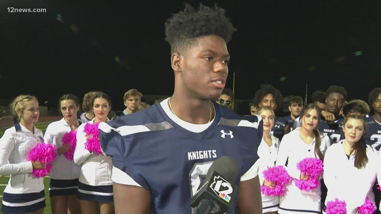 Higley Quarterback Jamar Malone II, Senior Colton Allen - YouTube