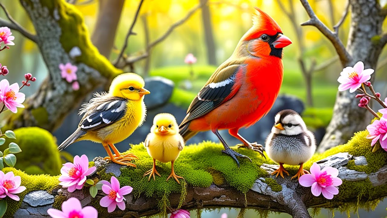 Unveil the Hidden Wonders of Wild Birds in a Spring Wonderland – Nature ...