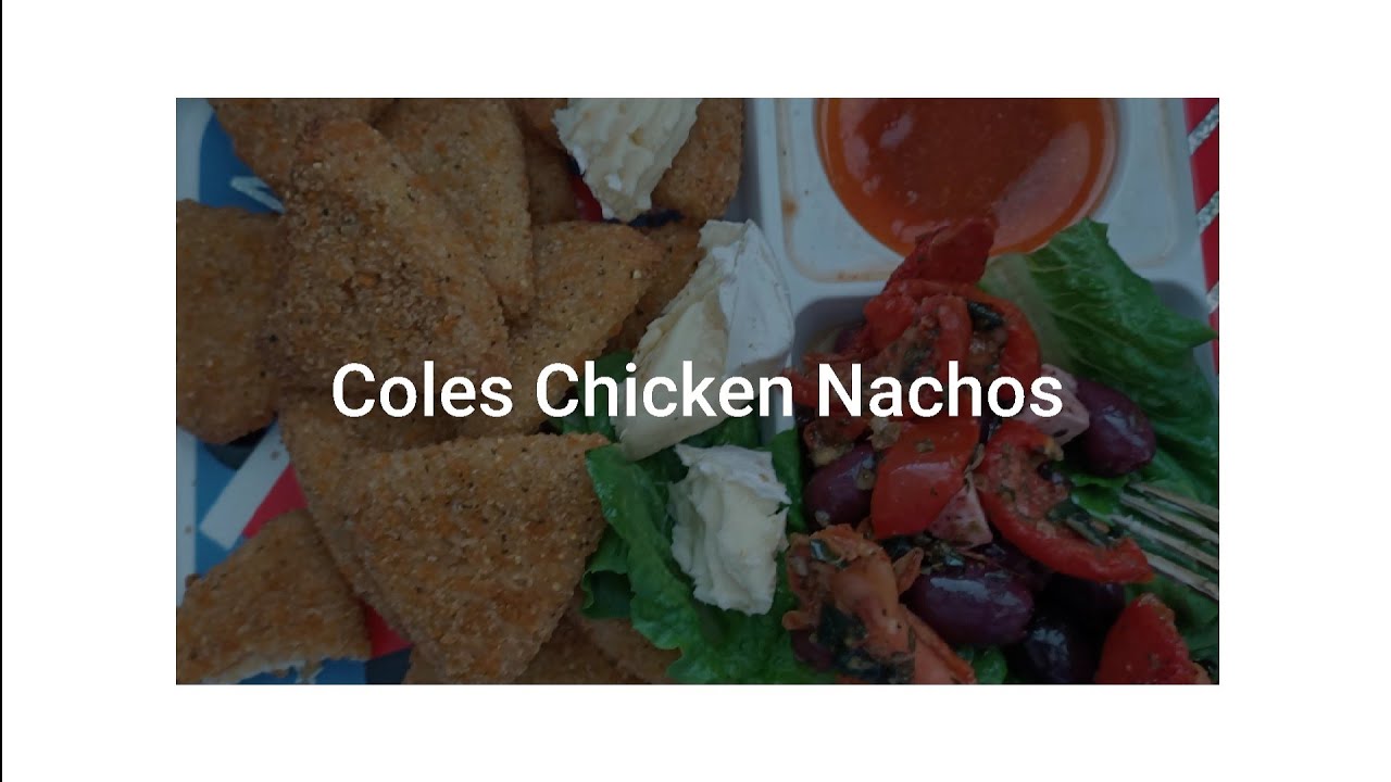 Steggles Chicken Nachos (Coles) First Impression Review Taste Test ...