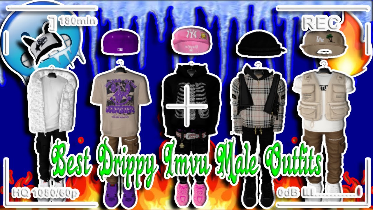 BEST DRIPPY IMVU MALE OUTFITS💦| IMVU GAMEPLAY - YouTube