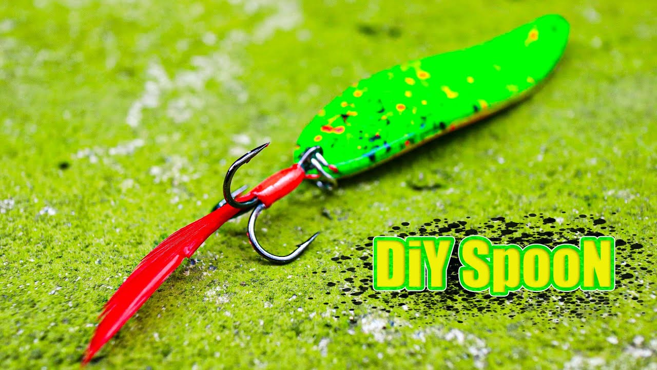 How to make a pike spoon with your own hands at home - YouTube