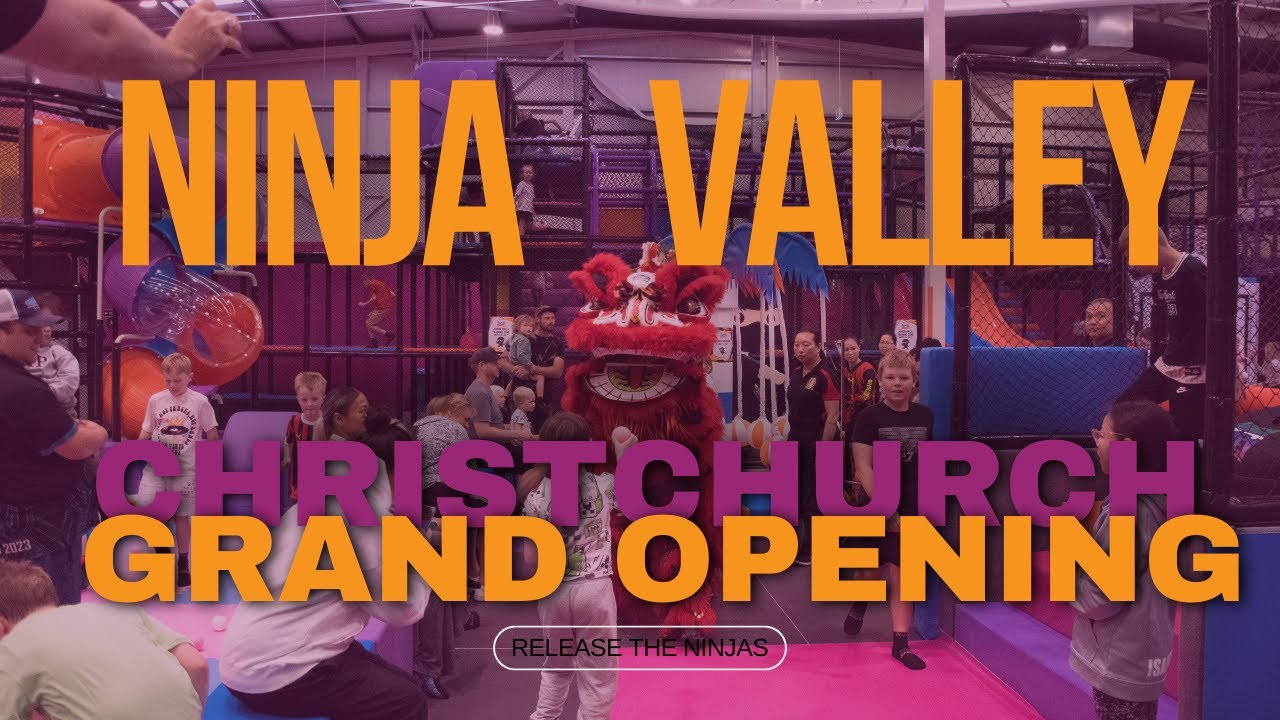 Ninja Valley Christchurch Grand Opening! - YouTube