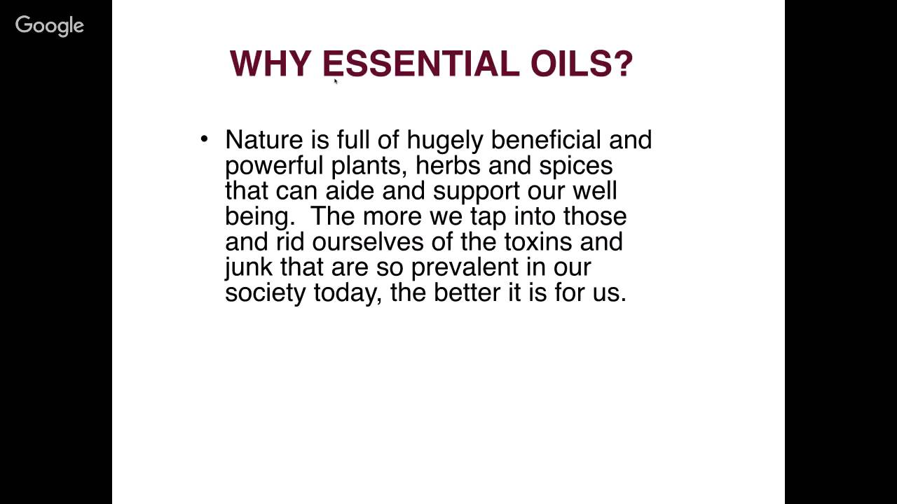 Introduction to Essential Oils - YouTube