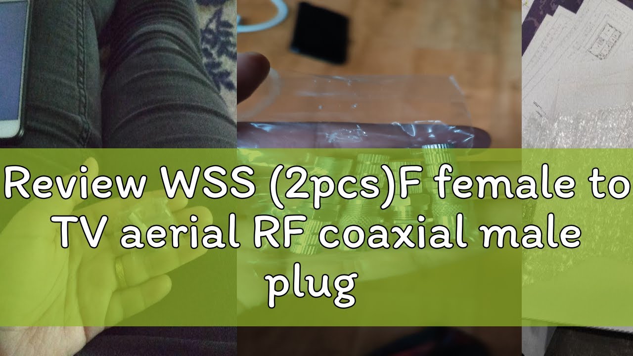 Review WSS (2pcs)F female to TV aerial RF coaxial male plug Astro ...