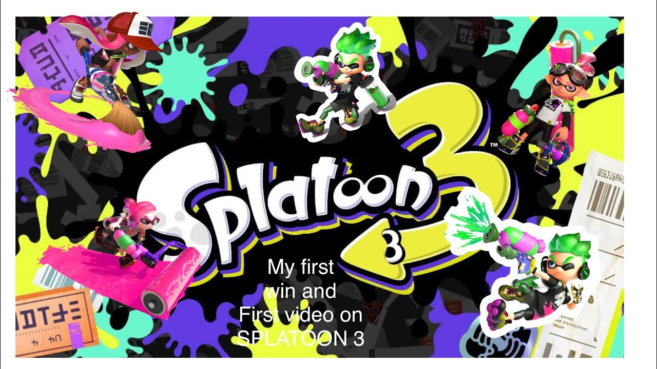 My first splatoon 3 win! - YouTube
