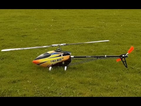 Trex 600 Pro with 626 rail blades (stretched) - YouTube