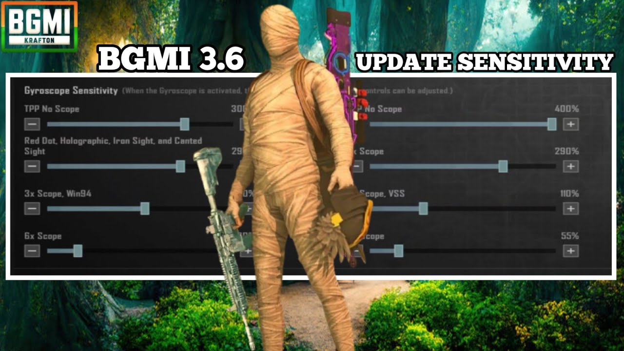 BGMI 3.6 UPDATE BEST ZERO RECOIL SENSITIVITY CODE | 3.6 UPDATE ...
