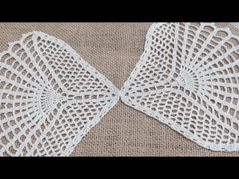 ÇOK MU GÜZELİZ YİNE TIĞİŞİ ÖRGÜ ÜÇGEN KÖŞE DANTEL MODELİ PART 2