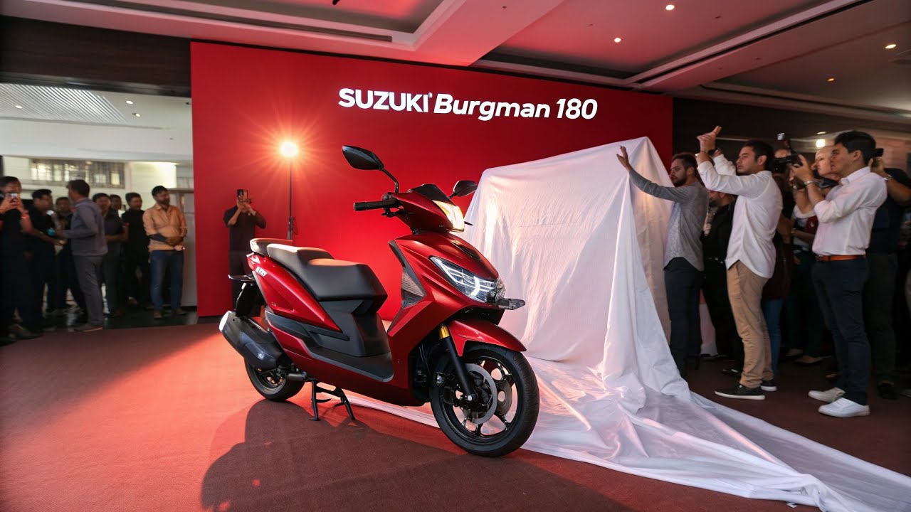 New Suzuki Burgman 180 | Premium Scooter with Power & Style | 2025 Full ...