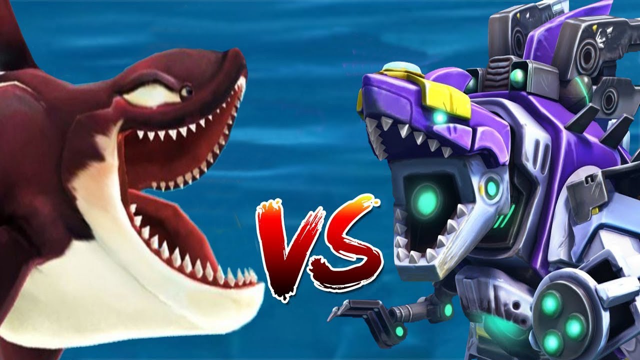 Hungry Shark World - Killer Whale vs Mecha Sharkjira Godzilla - All ...