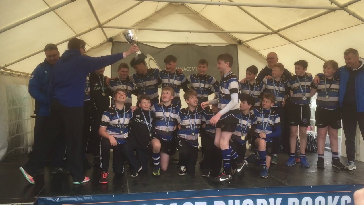 Bath RFC U13 winners of the challenge cup - YouTube