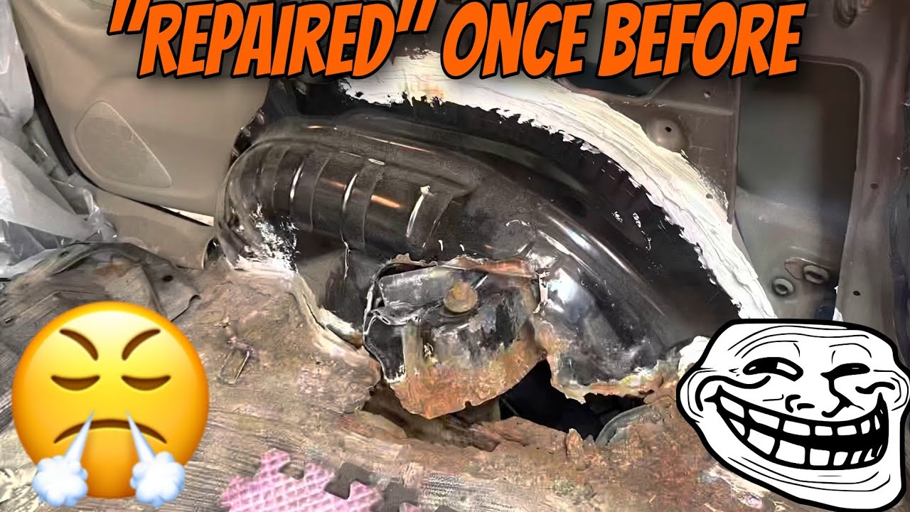 WTH !! Rusty Ford Escape Shock Tower…. Follow instructions this won’t ...