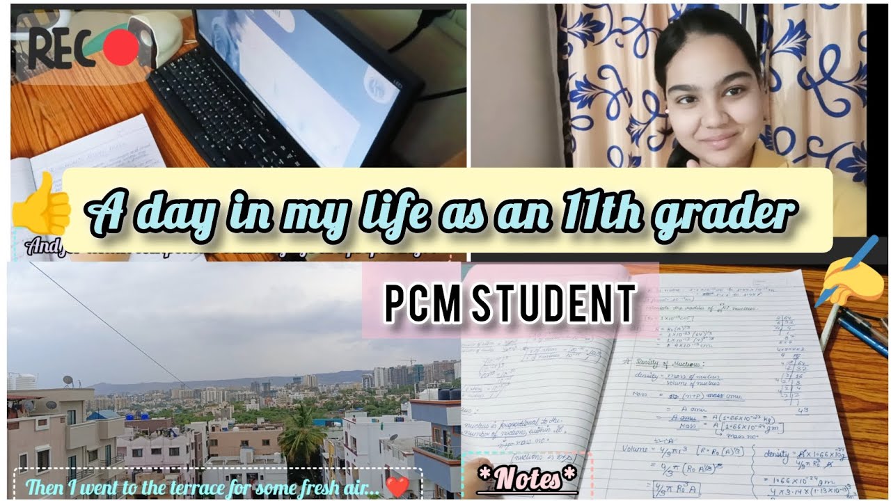 A day in my life as an 11th grader ll First day of my school 🎒 ll PCM ...