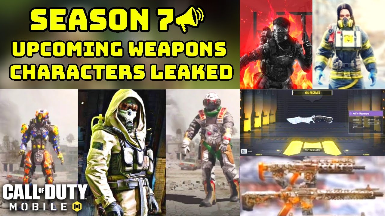 📣SEASON 7📣 Upcoming Weapons & Characters Leaked | S7 Cod Mobile | S7 ...
