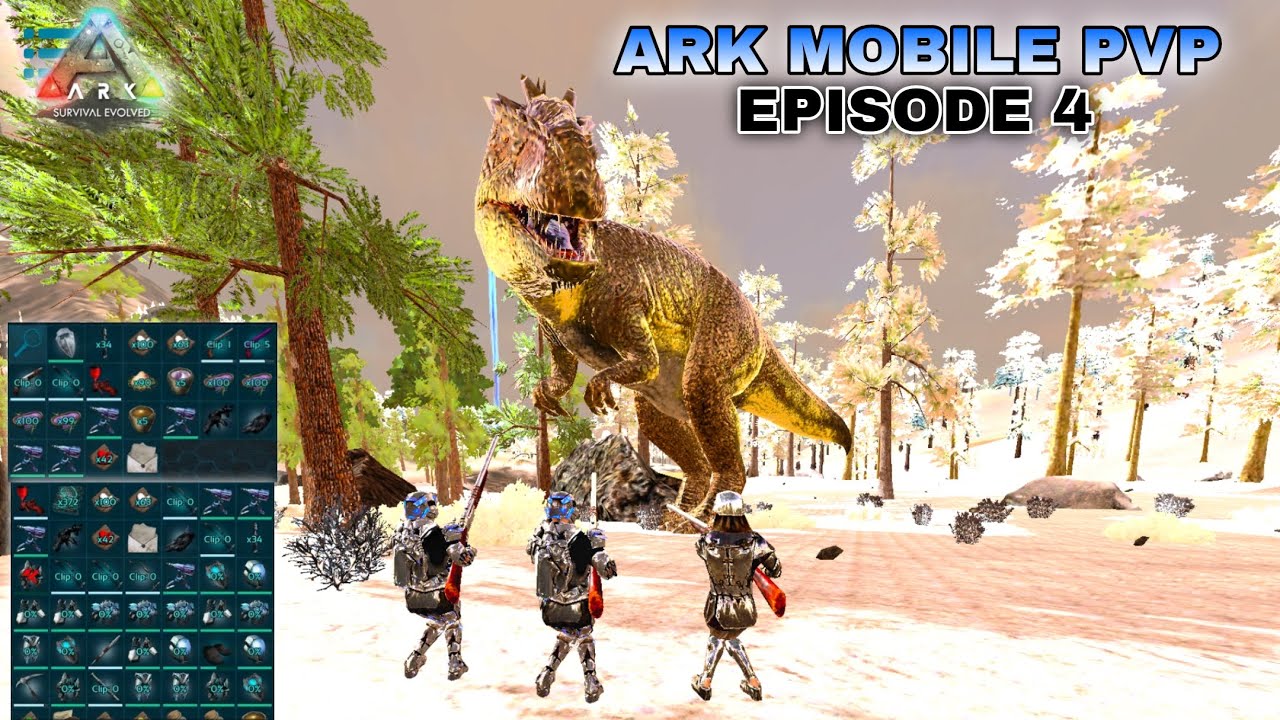 ( ARK MOBILE ) SURVIVE PVP DAY 4 RAID BIG BASE OP LOOT - YouTube