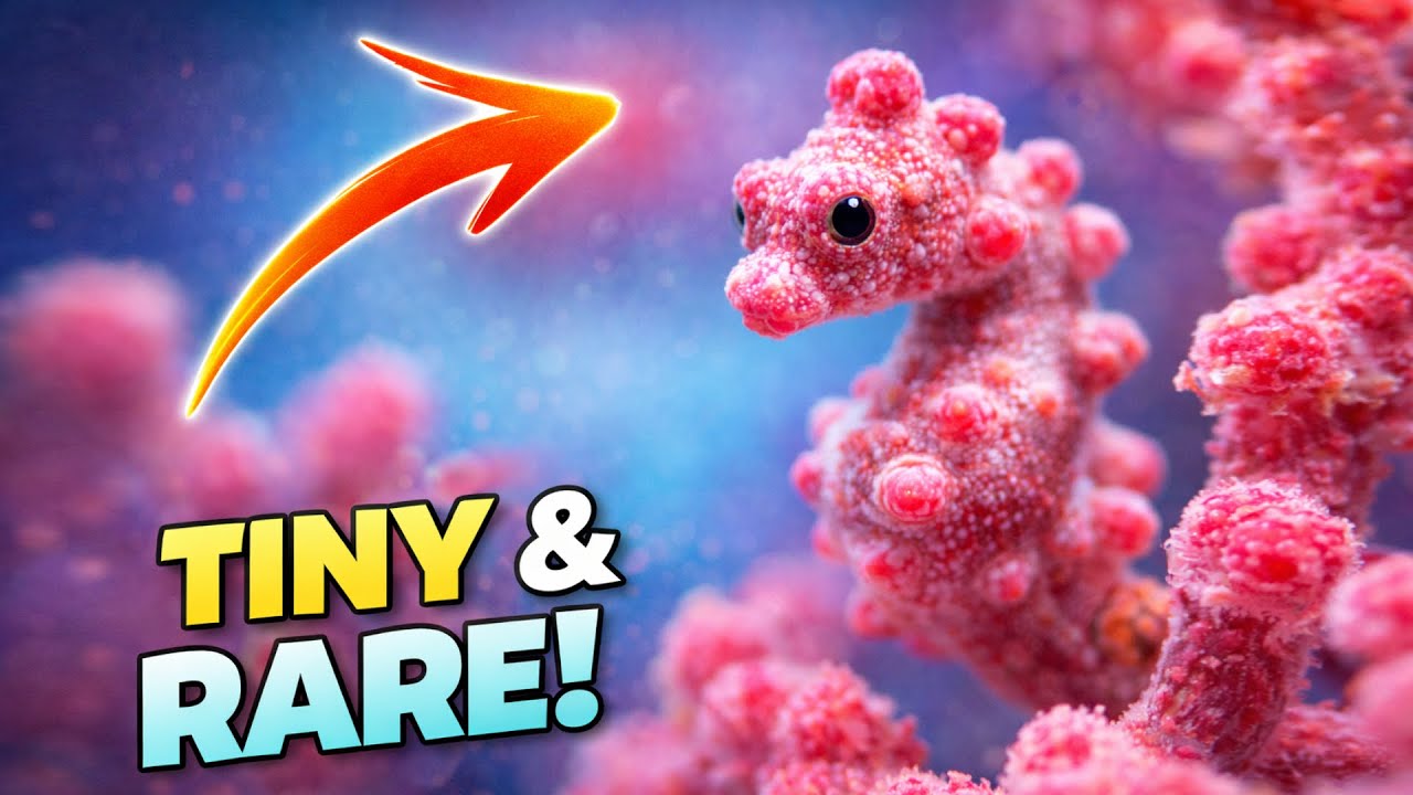 Pygmy Seahorse - Meet the Smallest Seahorse You’ve Never Seen! - YouTube