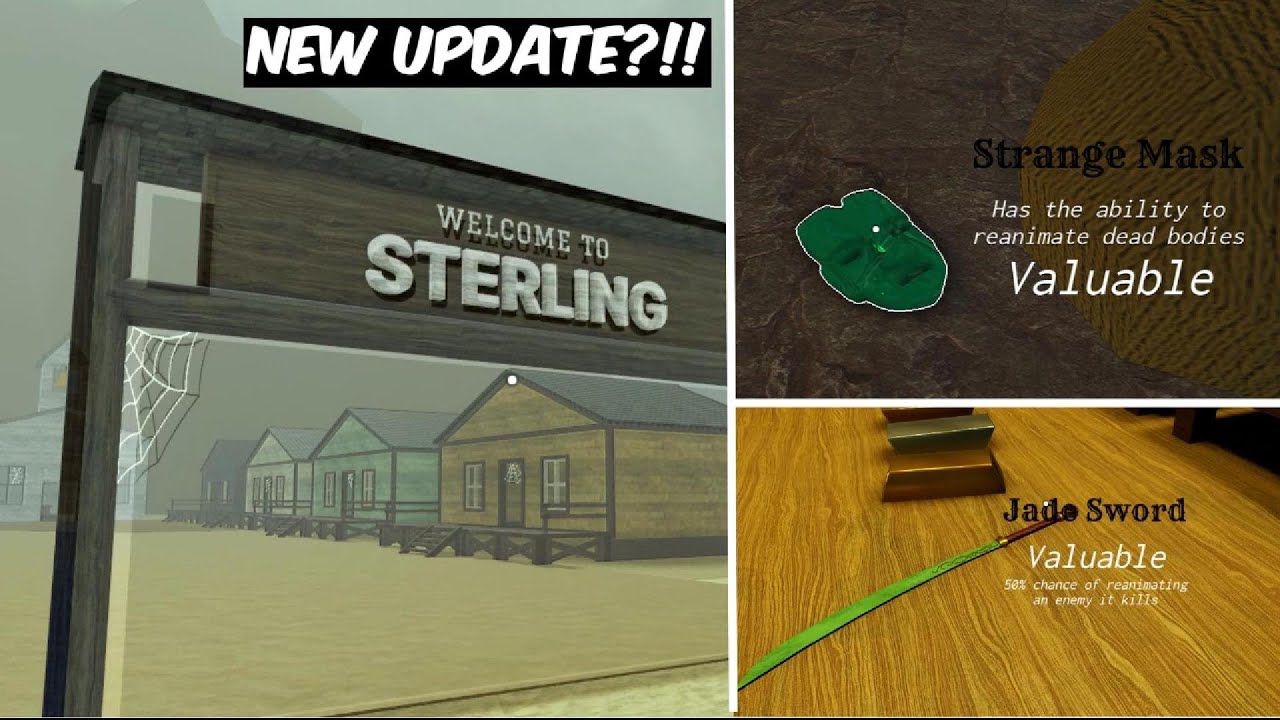 NEW UPDATE!! How to get jade sword and strange mask in Dead Rails - YouTube