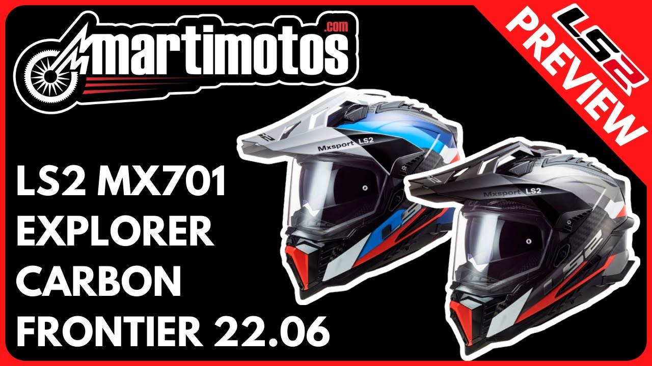 Preview // LS2 MX701 Explorer Carbon Frontier - YouTube