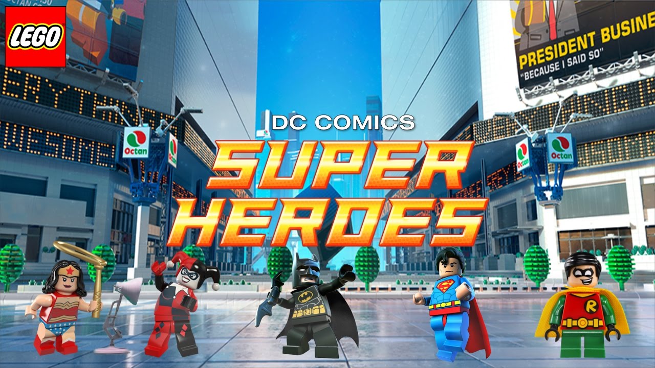 Lego Dc Comics Super Heroes Logo Spoof Luxo Lamp - YouTube