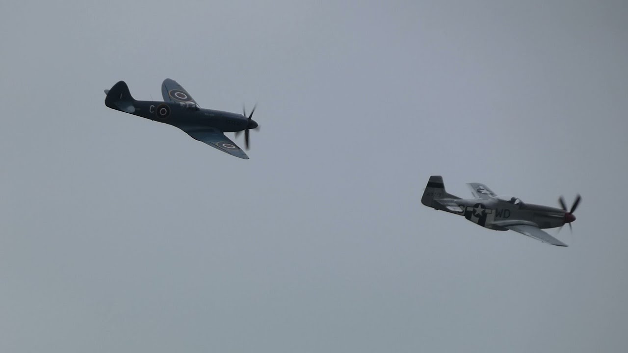 Rolls Royce Heritage Flight - Southport Air Show 2024 - YouTube