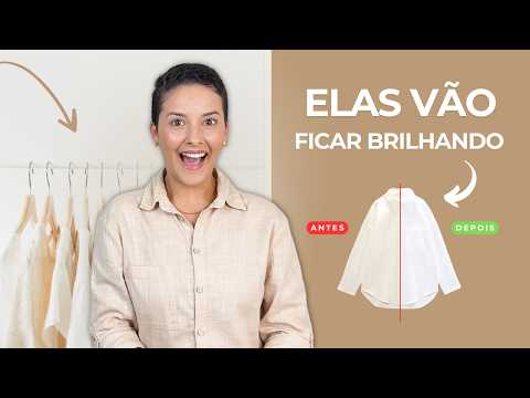 COMO CUIDAR DE ROUPAS BRANCAS?