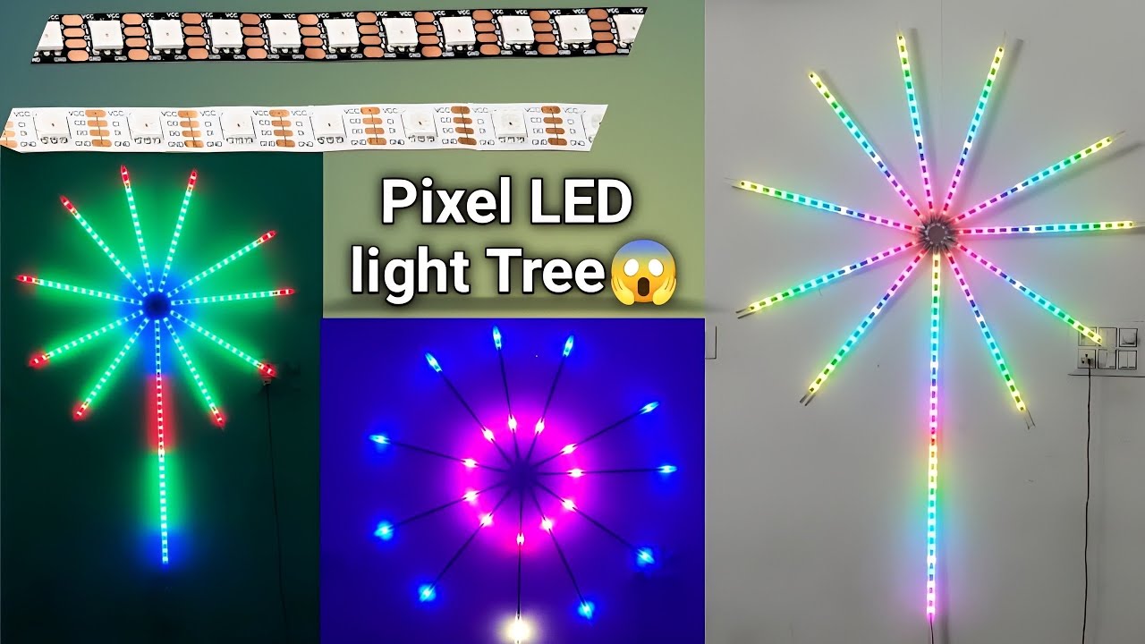 इसको बनाना इतना भी मुस्किल नहीं था ! How To Make Pixel LED Tree 🌴 ! # ...