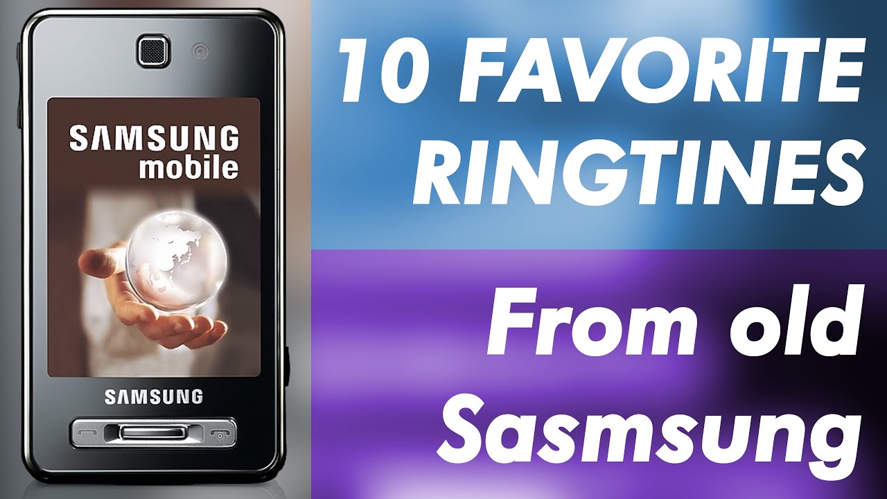 10 Favorite Ringtones from Old Samsung - YouTube