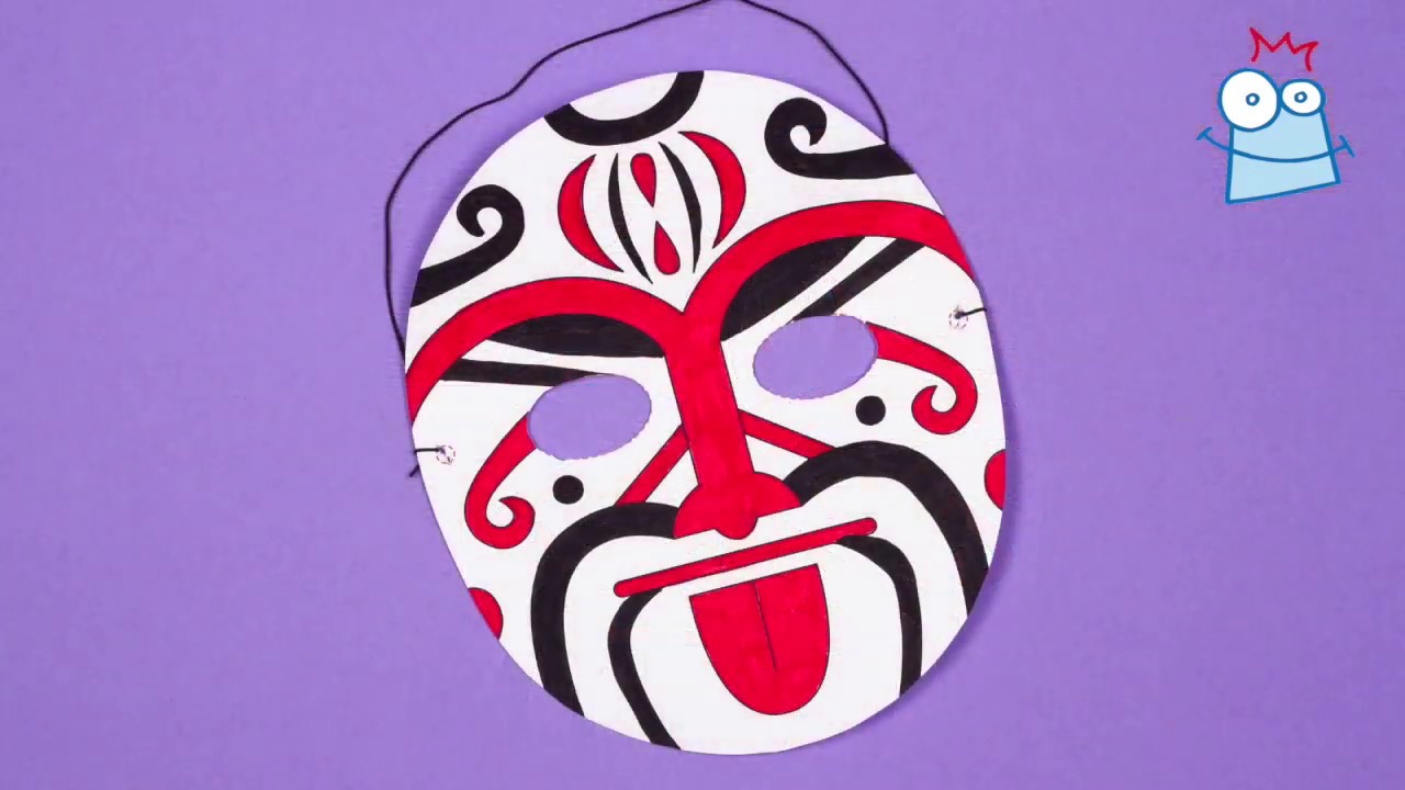 How to make a Maori Mask - YouTube