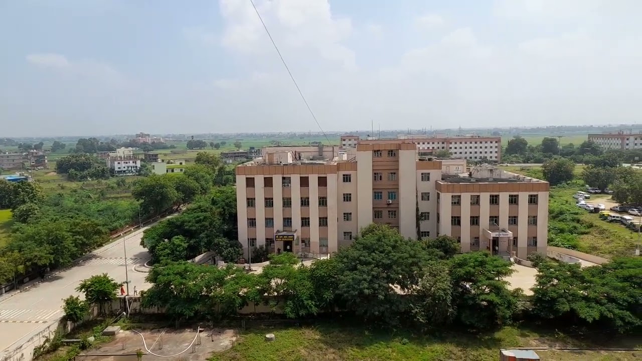 BEAUTIFUL VIEW FROM THE TOP OF AIIMS , PATNA😮😇 - YouTube
